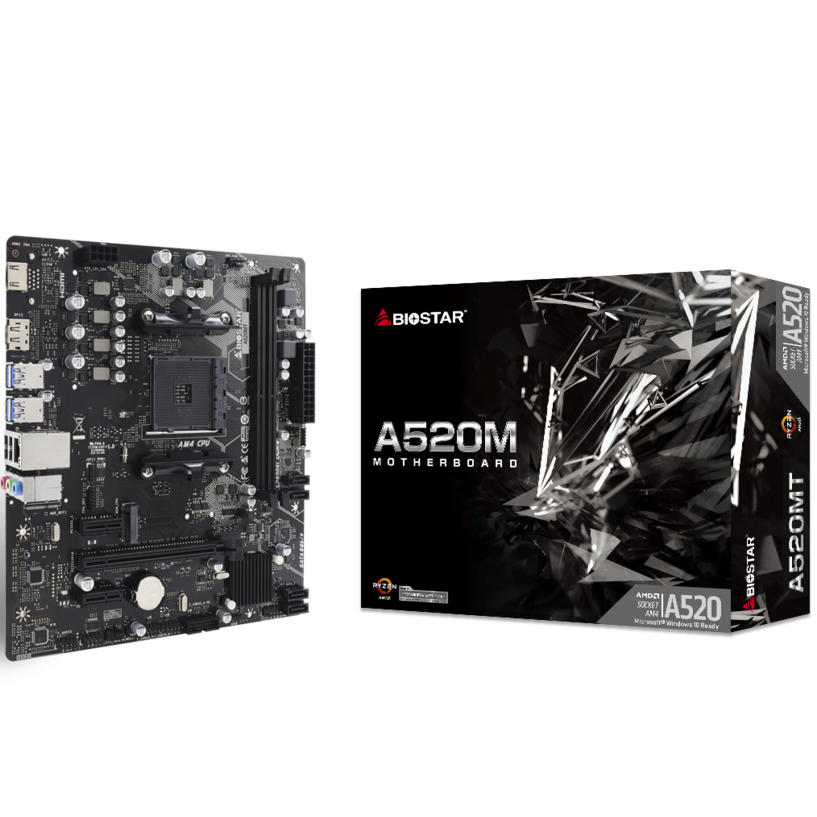 Motherboard Biostar A520MT | DDR4 | Socket AM4 | MicroATX | BackupUY